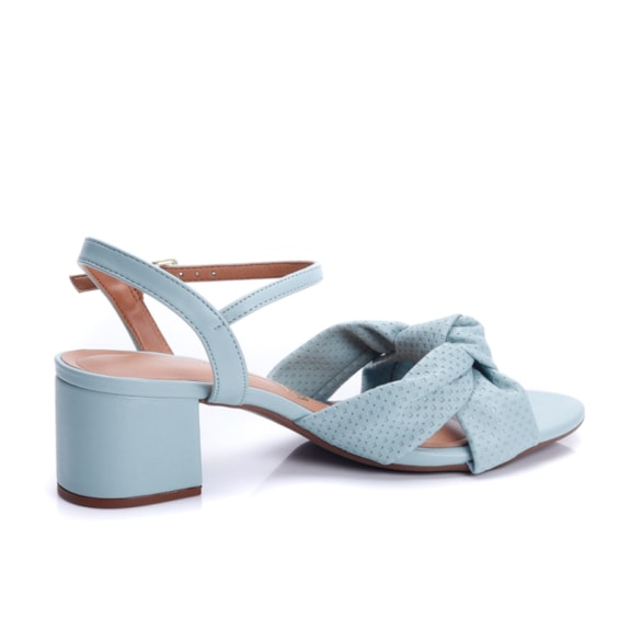 Sandália Salto Feminina Vizzano - LIGHT TURQUESA - Andaraki