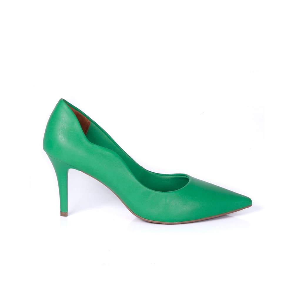Sapato Scarpin Feminino Bebecê - VERDE FOLHA - Andaraki